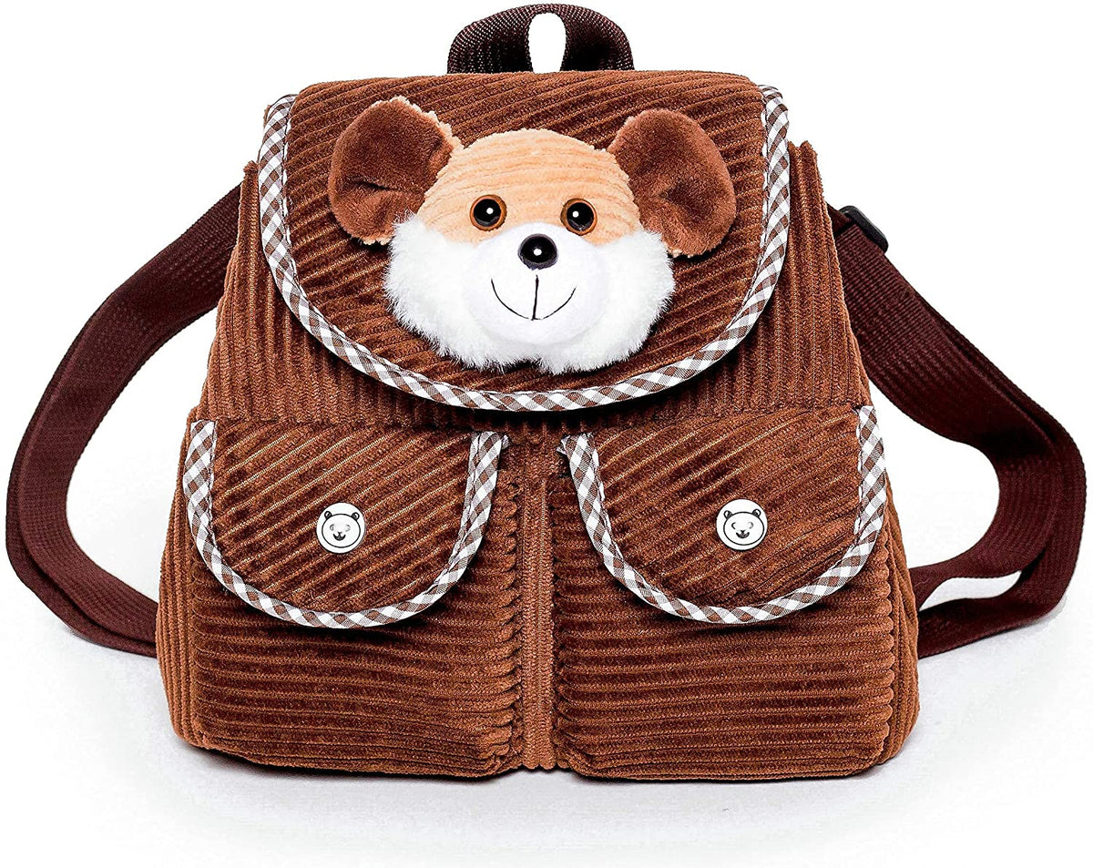🐭 Toddler Corduroy Backpack with Plush Mouse / Rat Toy — MINI – 🦖 ...